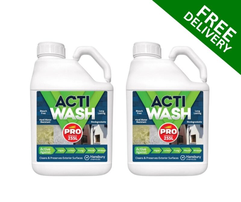 ActiWash PRO | Biocide Cleaner for Walls, Paving, Decking & More