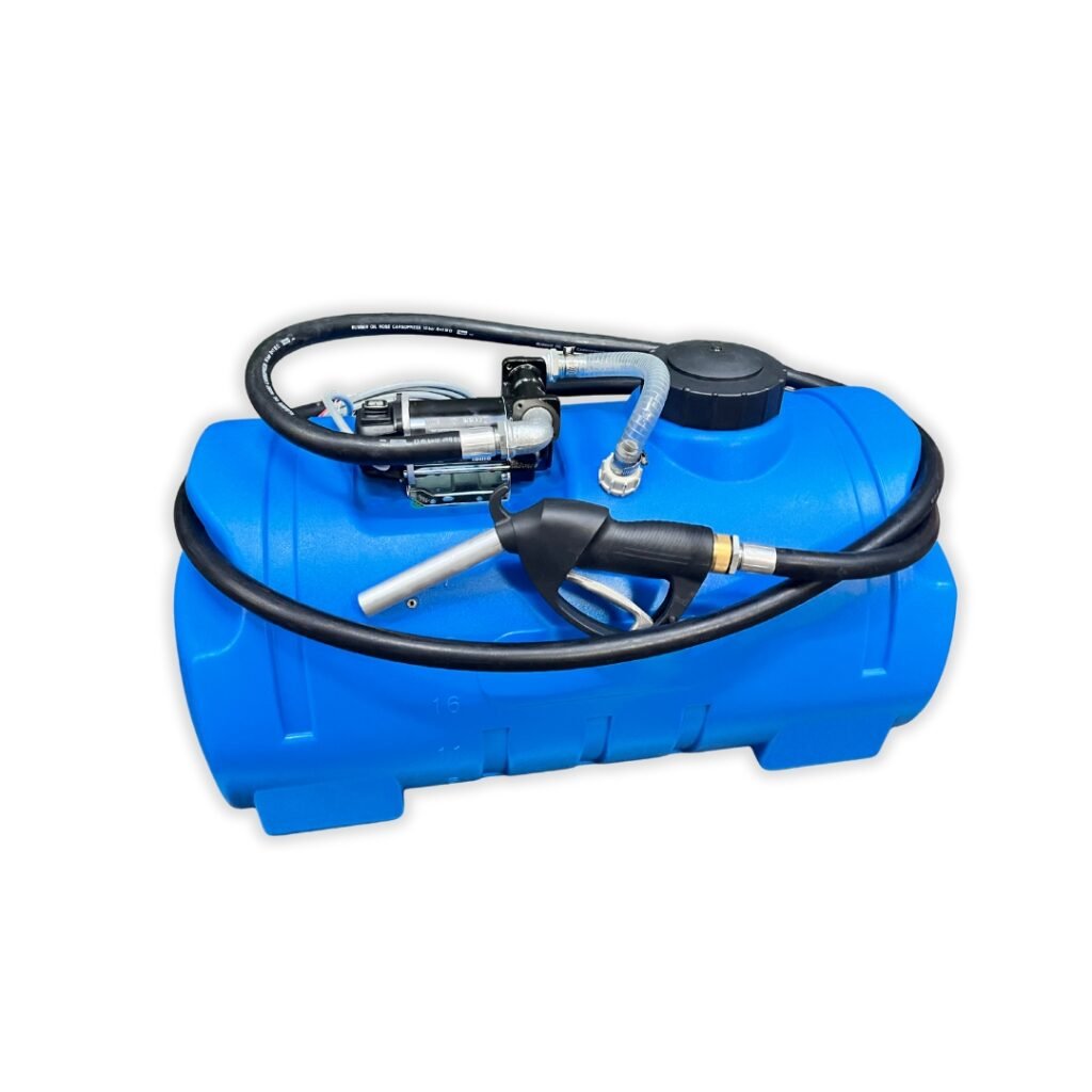100 Litre Mobile Diesel Tank - Portable Diesel Bowser 12 Volt Pump